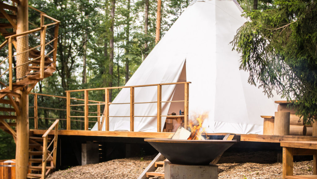 Teepee & Spa – luxusní relax v přírodě